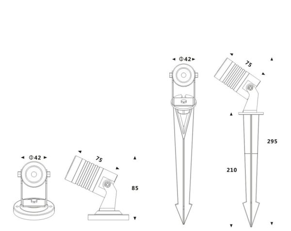 Mini Spike Light China - AB3AB102A- Hondel Lighting Limited