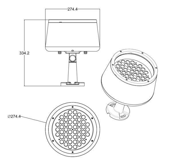 Outdoor Spot Light China- HD-S10N12WX- Hondel Lighting Limited